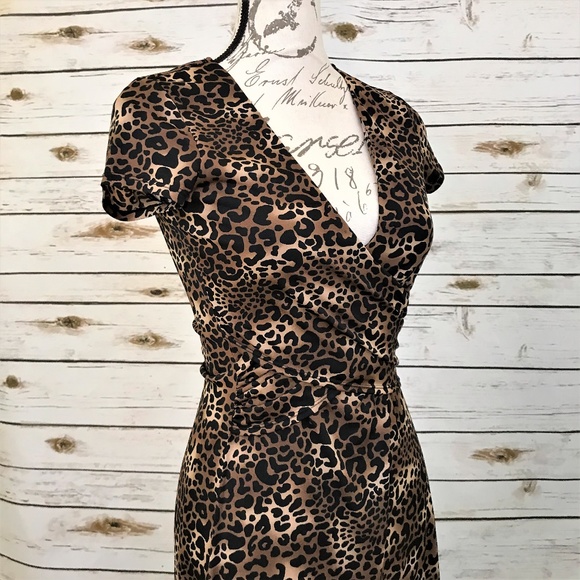 BCBGMaxAzria | Dresses | Bcbg Maxazria Leopard Dress | Poshmark